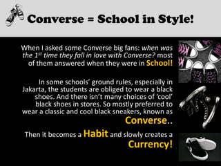 (youthlab indo) How Converse Beats Them All: Sneakers as status symbol ...