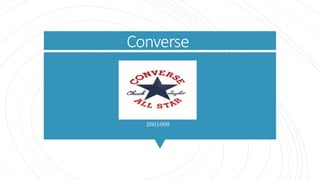 Converse | PPTX