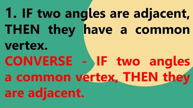 CONVERSE inverse contrapositive statement | PPTX