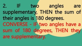 CONVERSE inverse contrapositive statement | PPTX