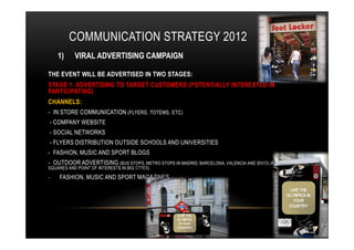 Converse communication plan 2012 | PDF