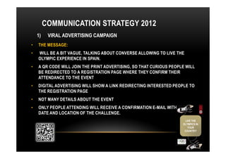 Converse communication plan 2012 | PPT