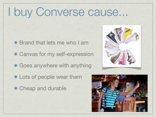 Converse Consumer Profile | KEY