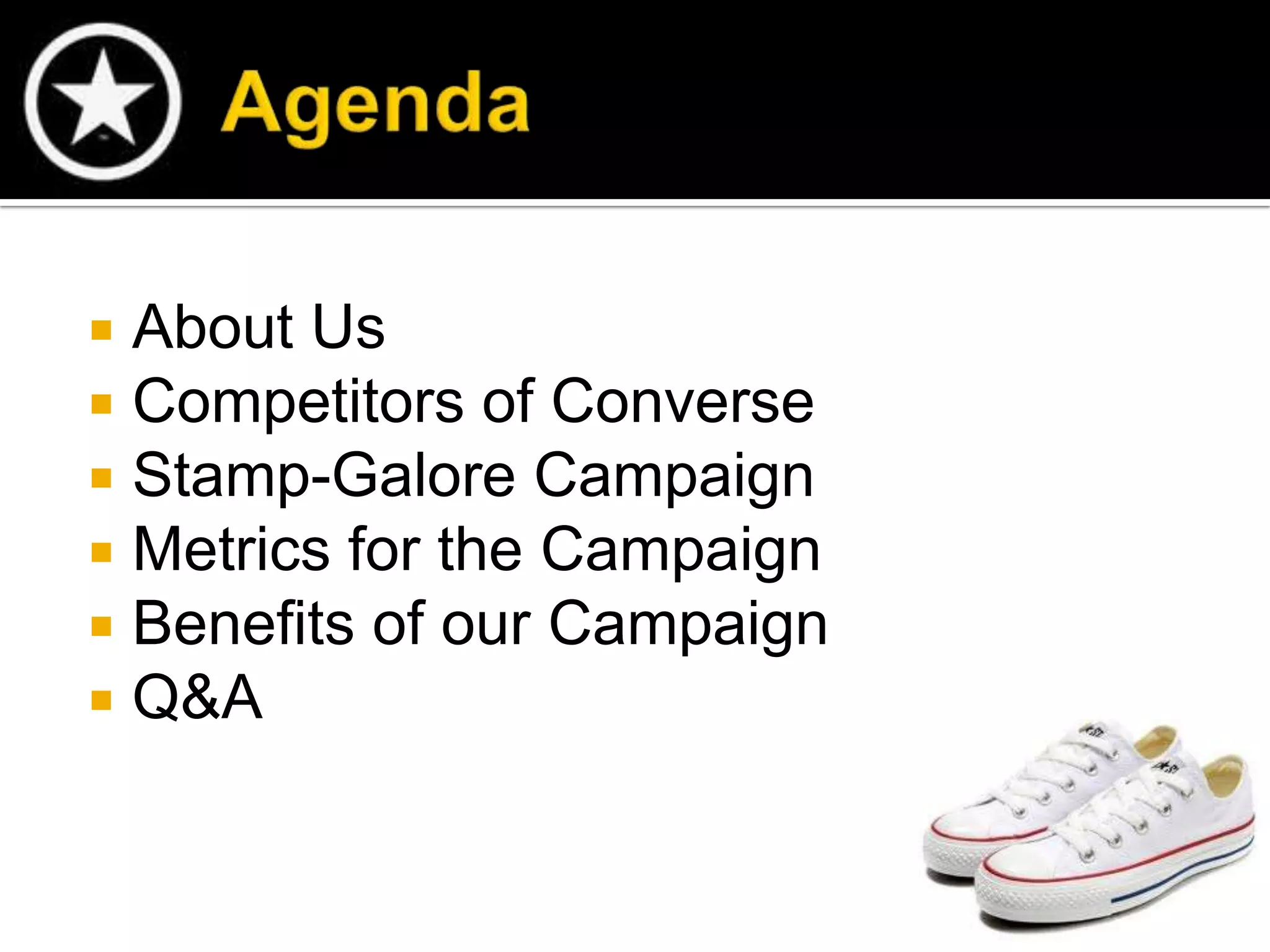 Converse Marketing Campaign | PPTX
