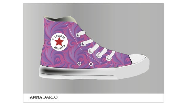Converse Shoe Designs by Anna Barto (Adobe Illustrator) | PPT