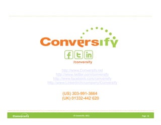 Conversify Social Media Cycle | PPT