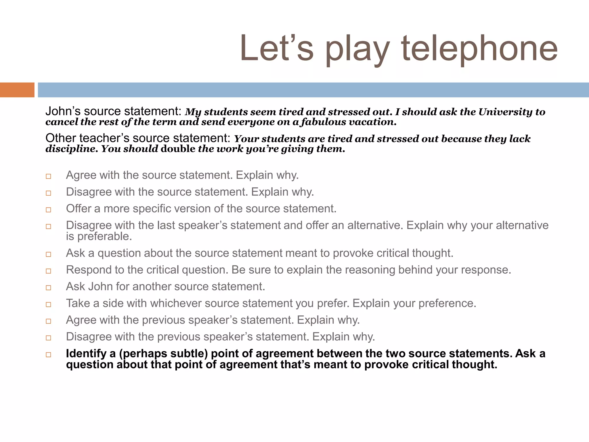 Conversing with sources | PPTX