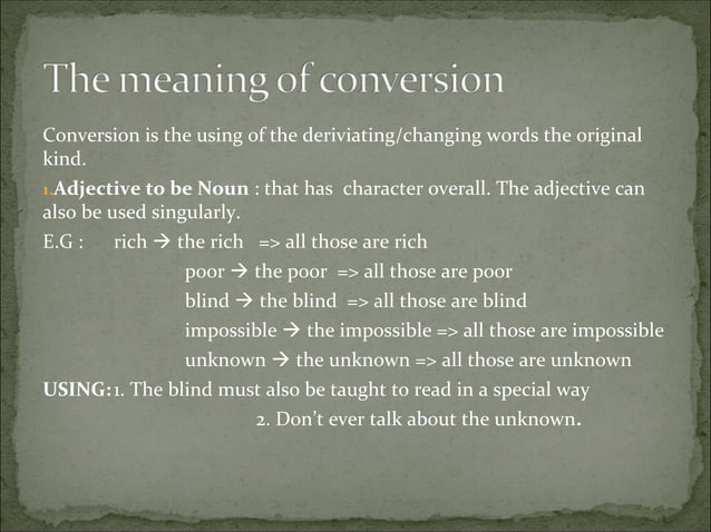 Conversion | PPT
