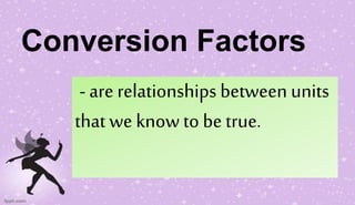 Converting Metric Units | PPTX | Physics | Science