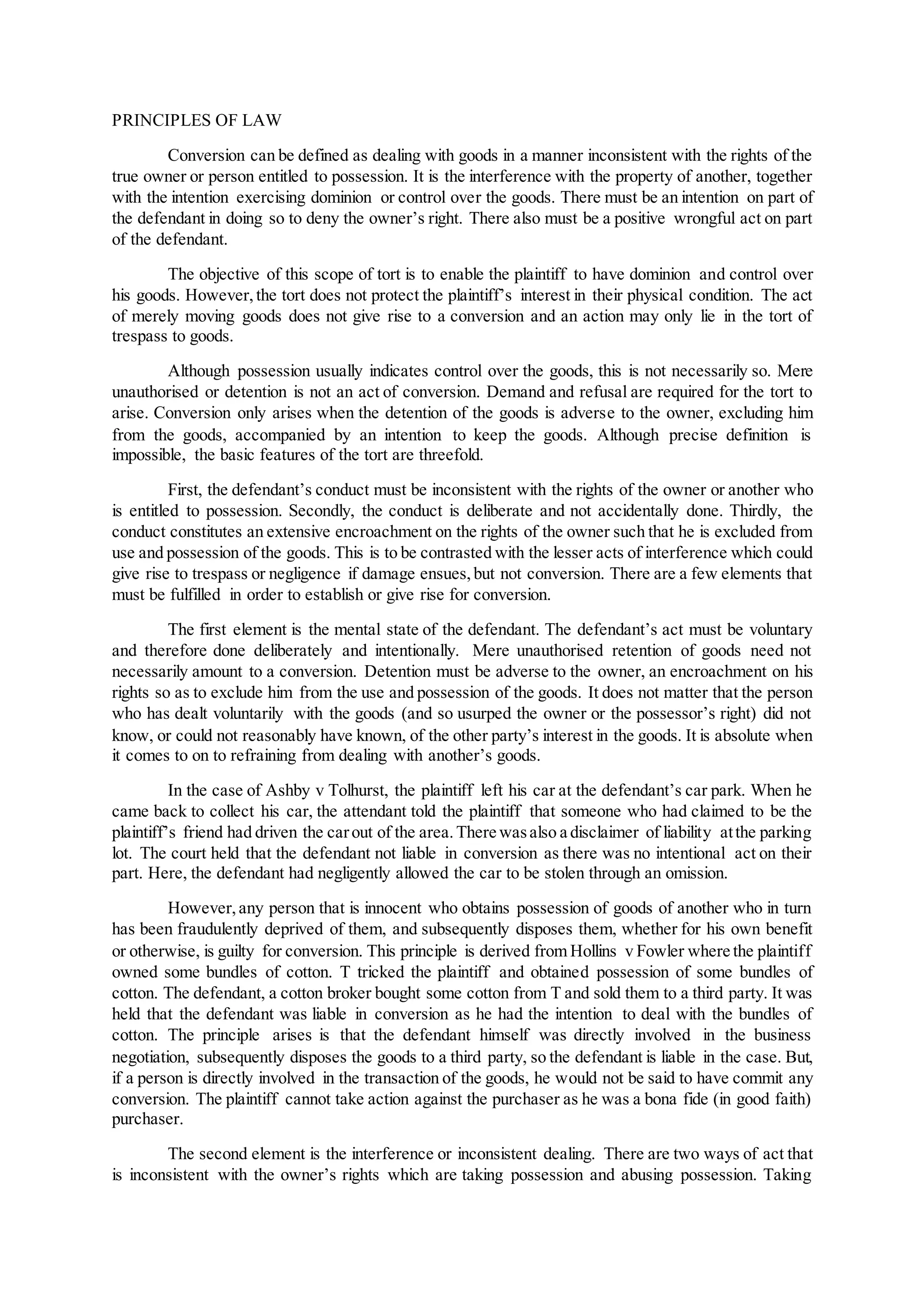 Conversion | DOCX
