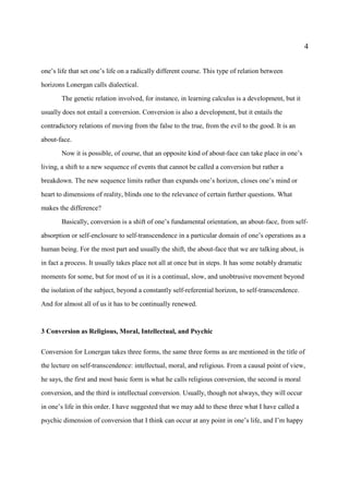 Conversion lonergan | PDF