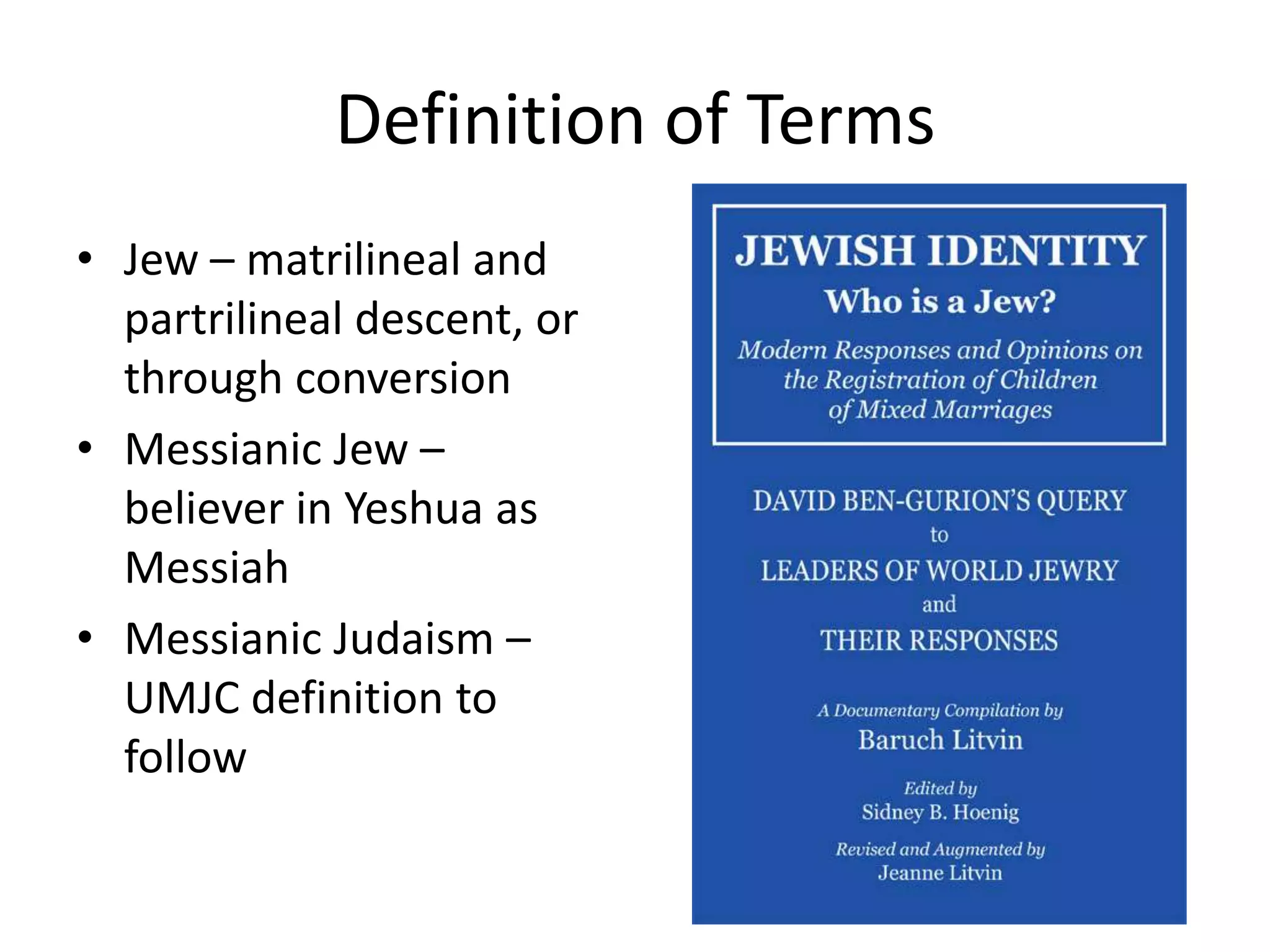 Conversion to Messianic Judaism 171213a | PPTX