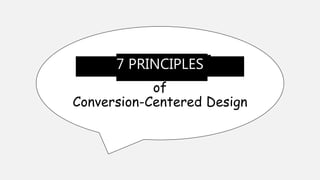 Conversion-Centered Design | PPT