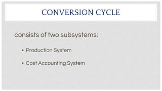 Conversion cycle | PPTX