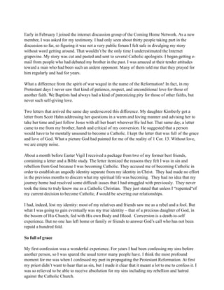 Conversion Story Of Patty Bonds | PDF