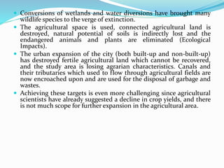 Environment impact assessment conversion agricultural to commercial ...