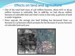 Environment impact assessment conversion agricultural to commercial ...