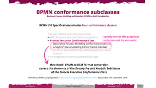 Conversion and visualization of business processes in dsm format s ...