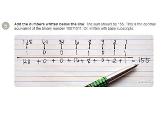 Conversion binary to decimal | PPTX