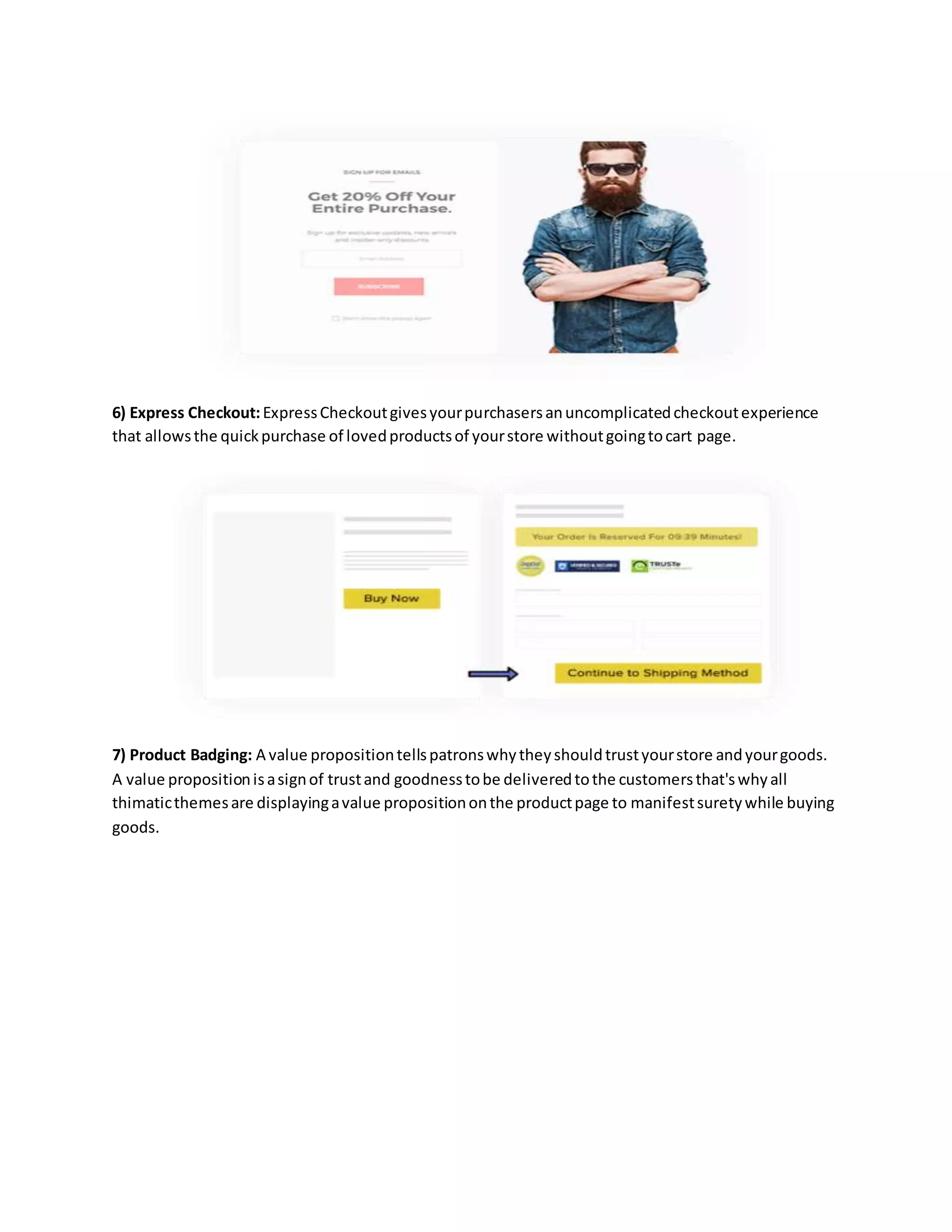 Conversion boosting features | DOCX