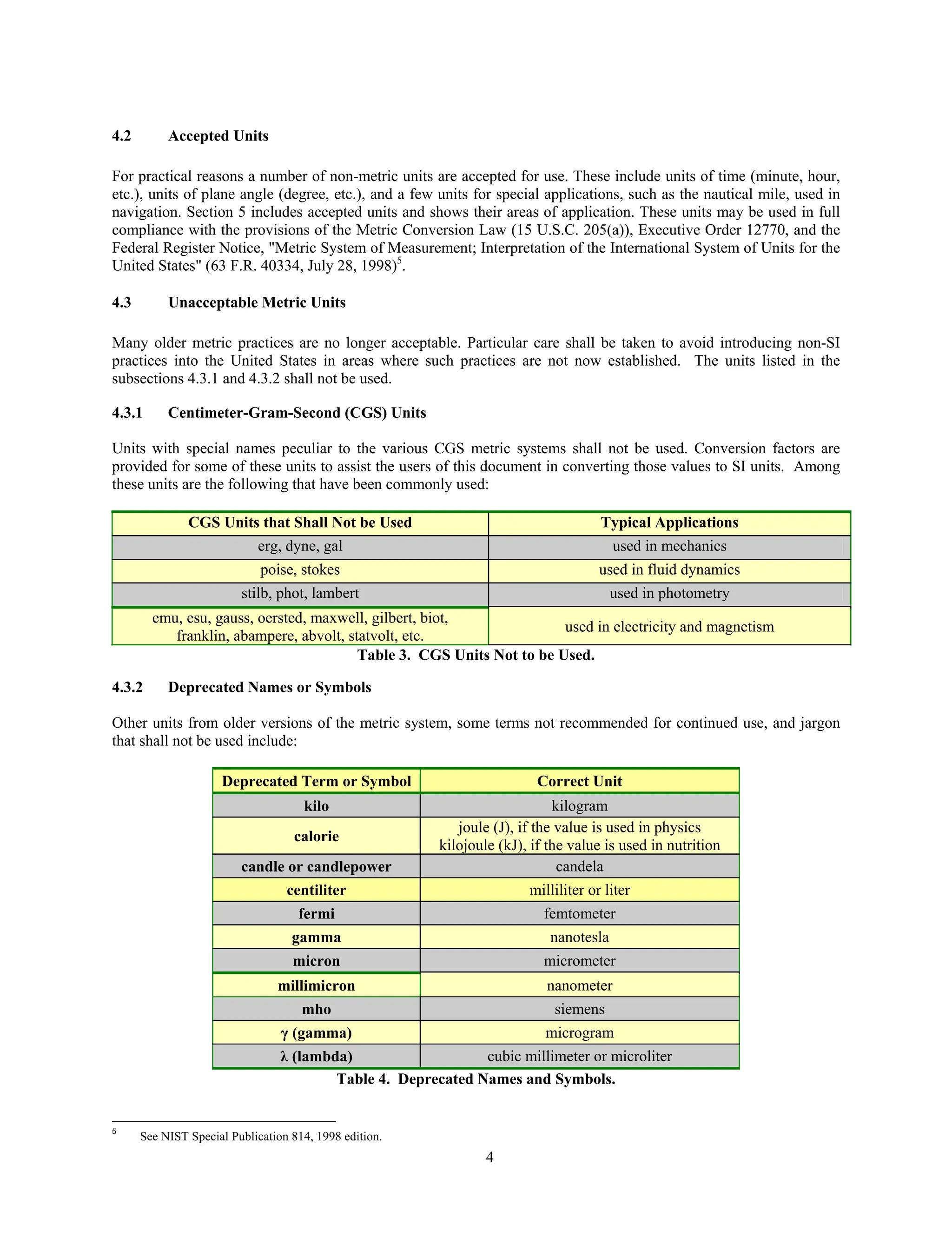 The International System of Units (SI) - Conversion Table | PDF