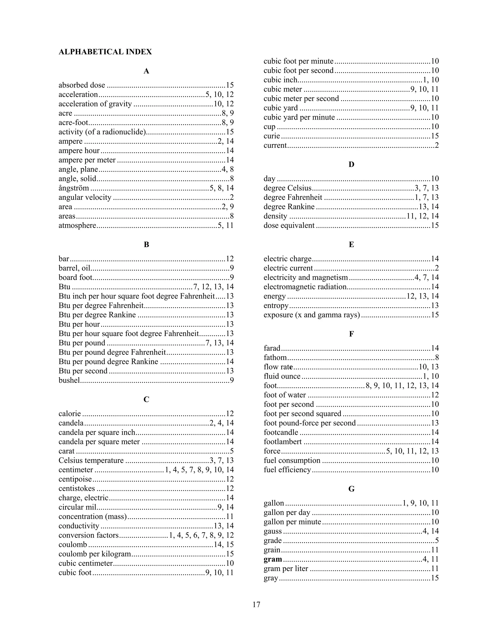 The International System of Units (SI) - Conversion Table | PDF