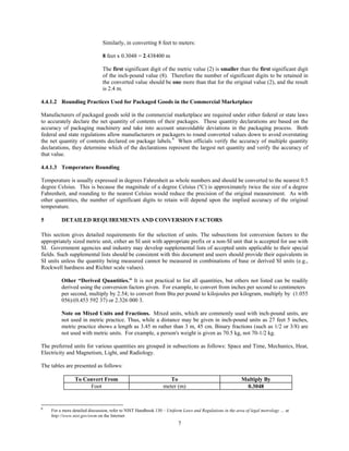 The International System of Units (SI) - Conversion Table | PDF