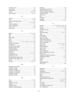 The International System of Units (SI) - Conversion Table | PDF