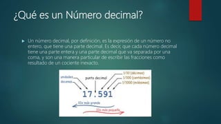 Conversion de numeros binarios a decimales | PPTX
