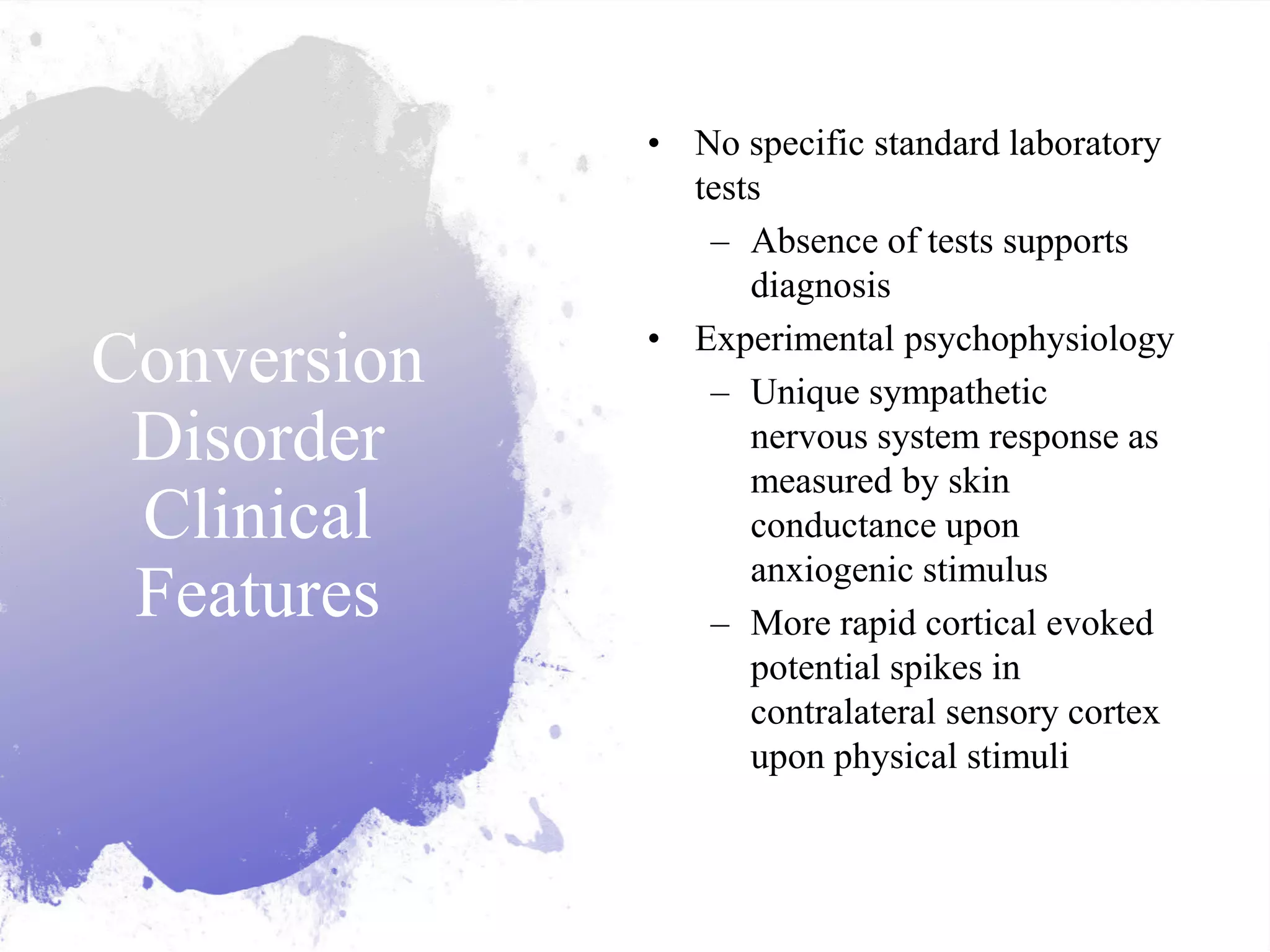 Conversion disorder | PPTX