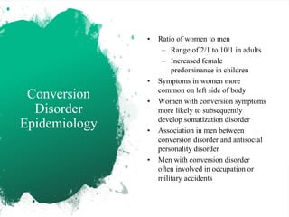 Conversion disorder | PPTX