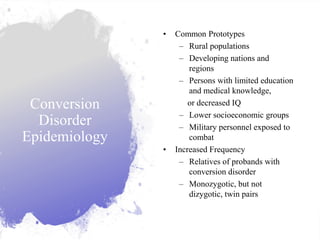Conversion disorder | PPTX
