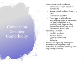 Conversion disorder | PPTX