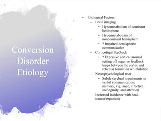 Conversion disorder | PPTX