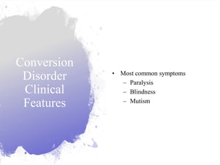 Conversion disorder | PPTX