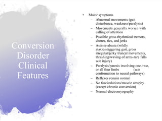 Conversion disorder | PPTX