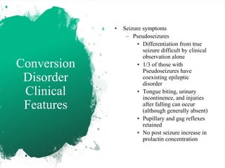 Conversion disorder | PPTX