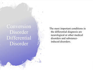 Conversion disorder | PPTX
