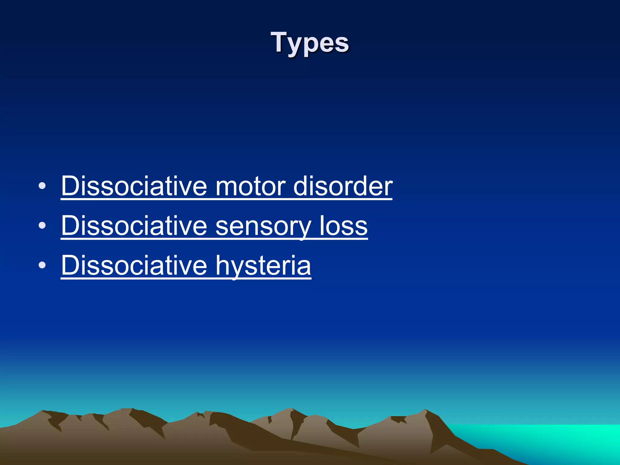 Conversion disorder | PPT