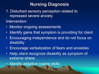 Conversion disorder | PPT