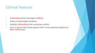 Conversion disorder | PPTX