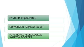 Conversion disorder | PPTX