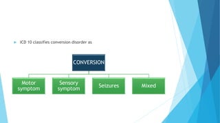 Conversion disorder | PPTX