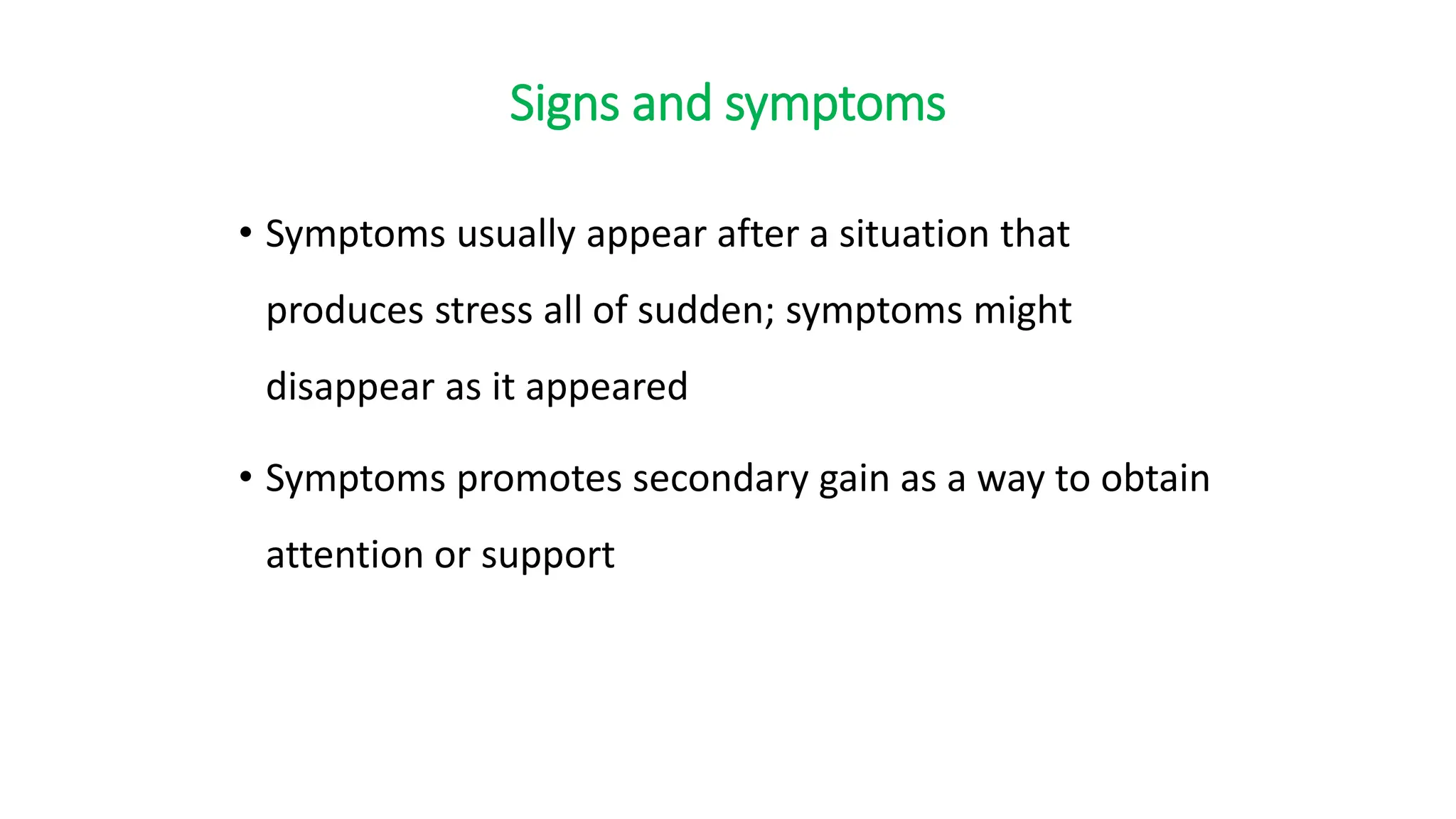 Conversion Disorder in Mental Health Care | PPTX