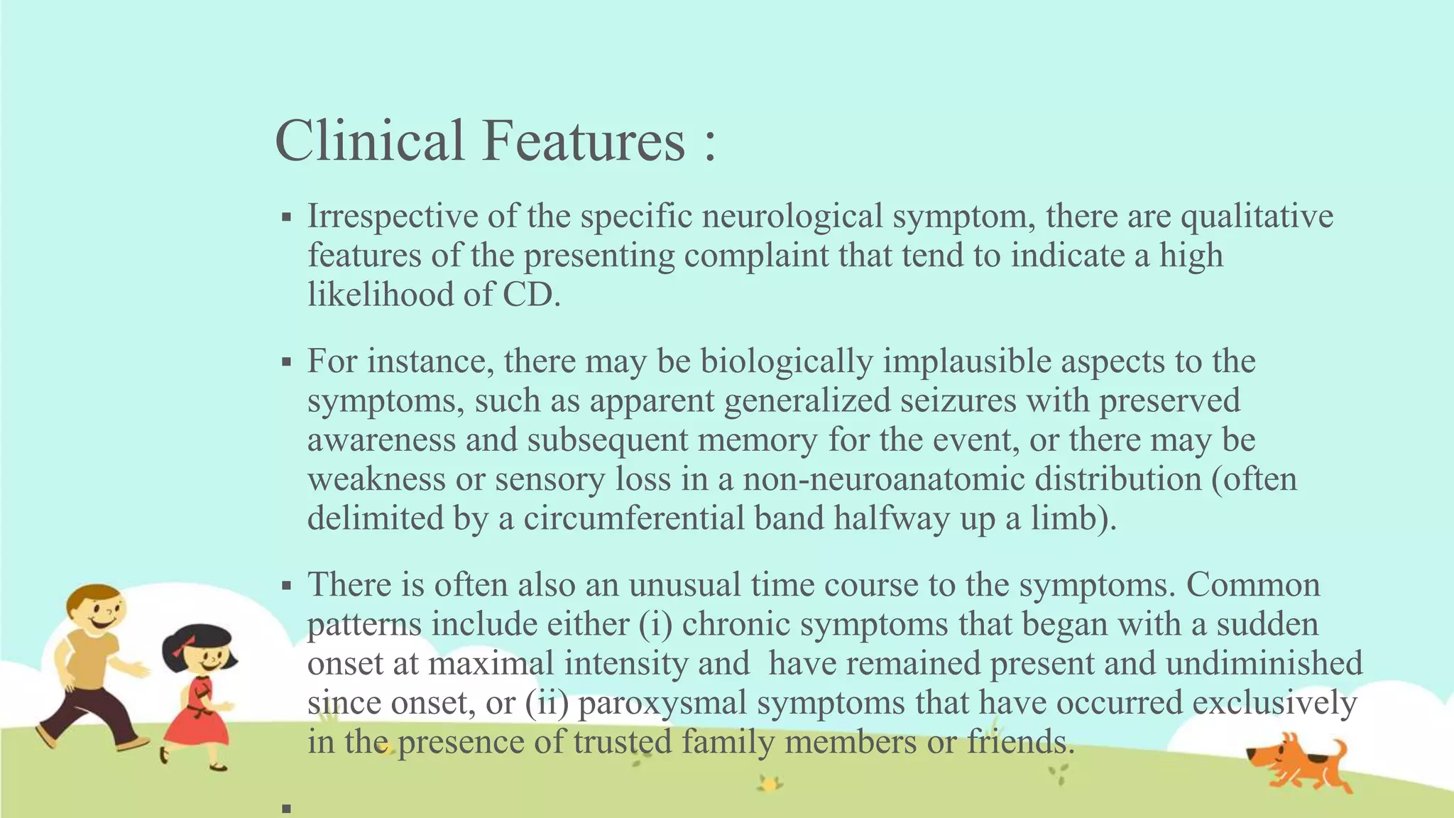 Conversion disorder in children | PPTX