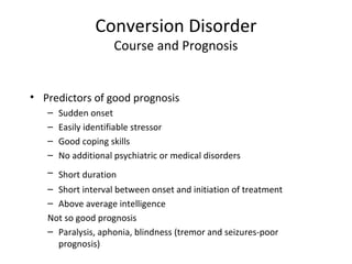 Conversion disorder power point | PPT