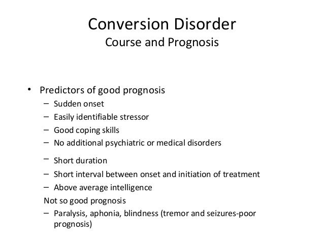 Conversion disorder power point