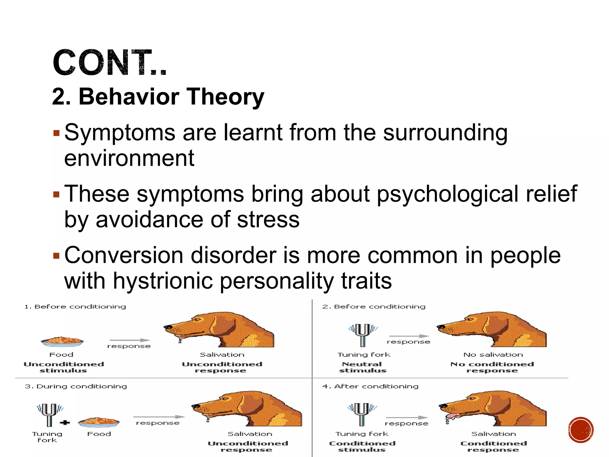 Conversion and dissociative disorder | PPTX