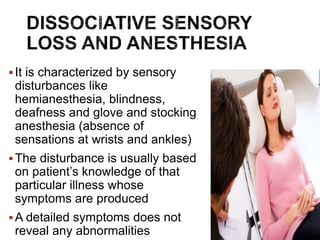 Conversion and dissociative disorder | PPTX