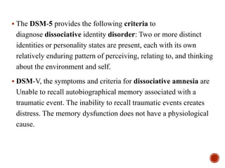 Conversion and dissociative disorder | PPTX